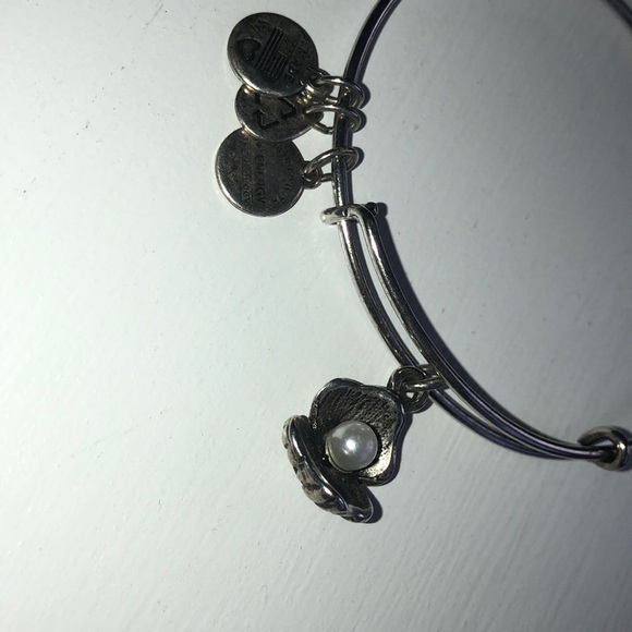 Alex and Ani | Jewelry | Alex And Ani Shell With Pearl Bracelet | Poshmark